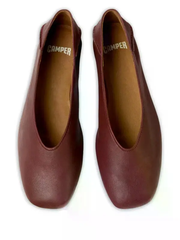 Camper Casi Myra Leather Flats - Red