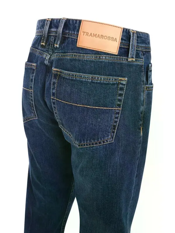 TRAMAROSSA Logo-patch Jeans - Blue