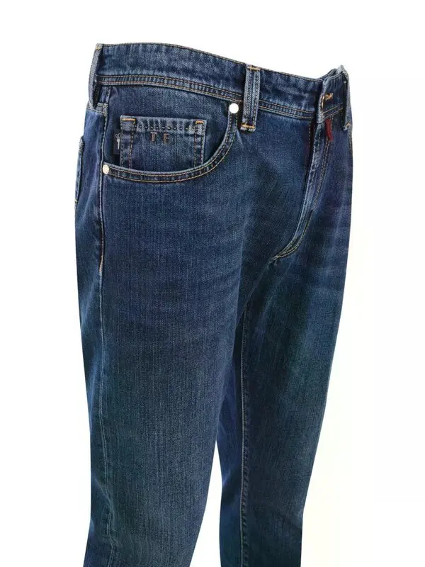 TRAMAROSSA Logo-patch Jeans - Blue