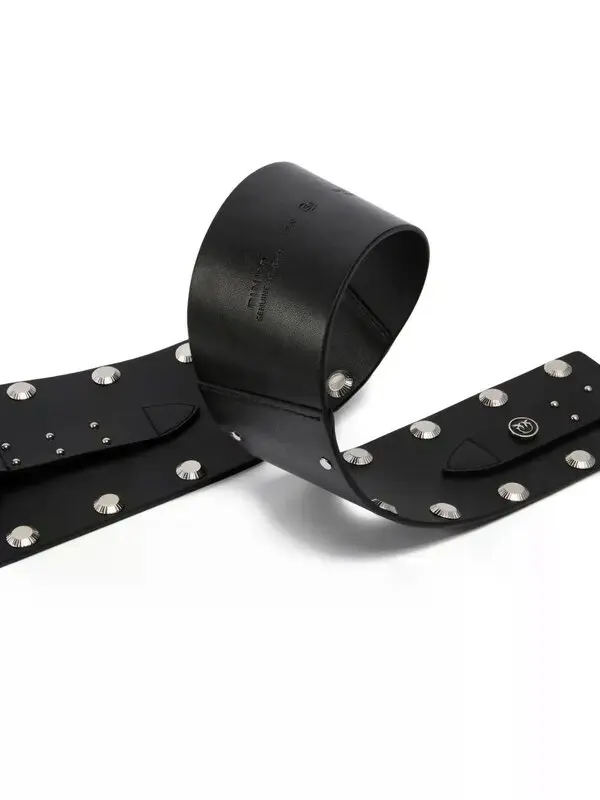 Pinko Studded Buckle Belt