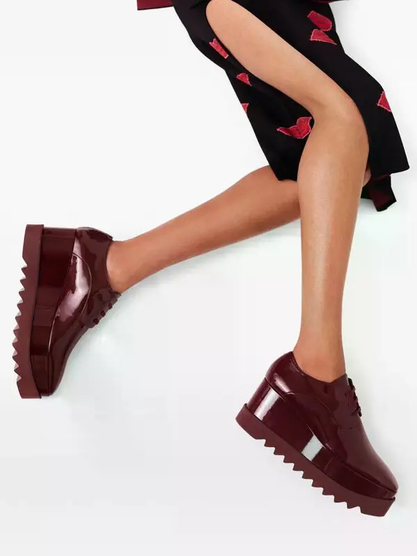 Stella McCartney 80mm Elyse Derby Shoes - Red