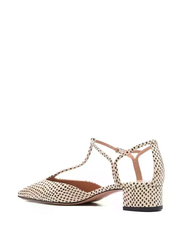 AQUAZZURA Patterned T-strap Pumps