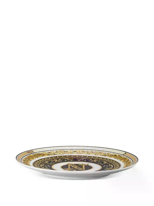 Versace Virtus Alphabet N Decorated Plate