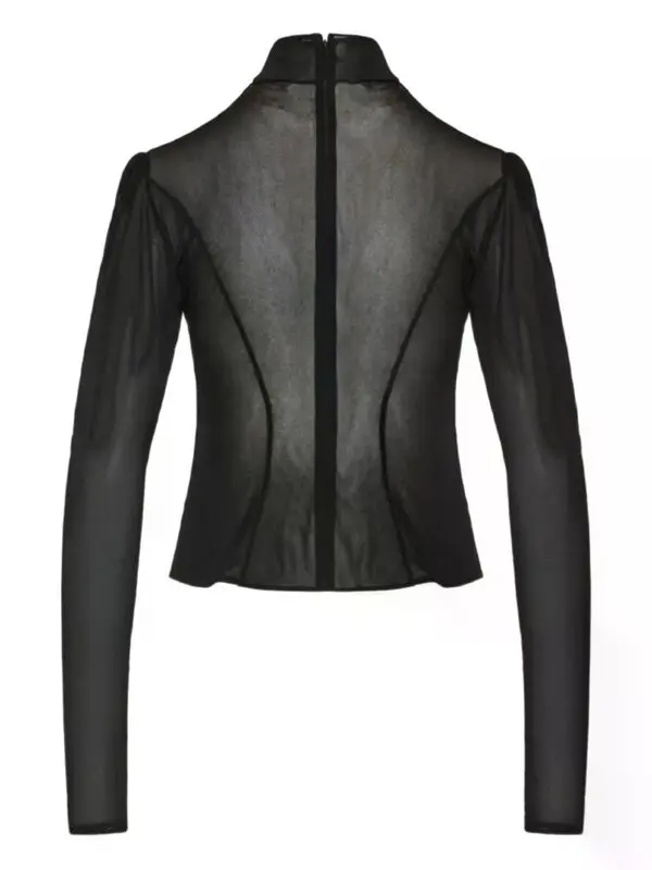 Rabanne Beaded Long-sleeved Top