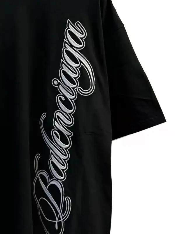 Balenciaga Logo-detail T-shirt - Black