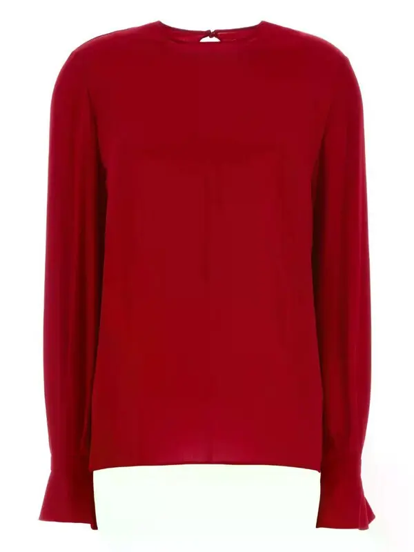 Valentino Garavani Ruffled Georgette Blouse