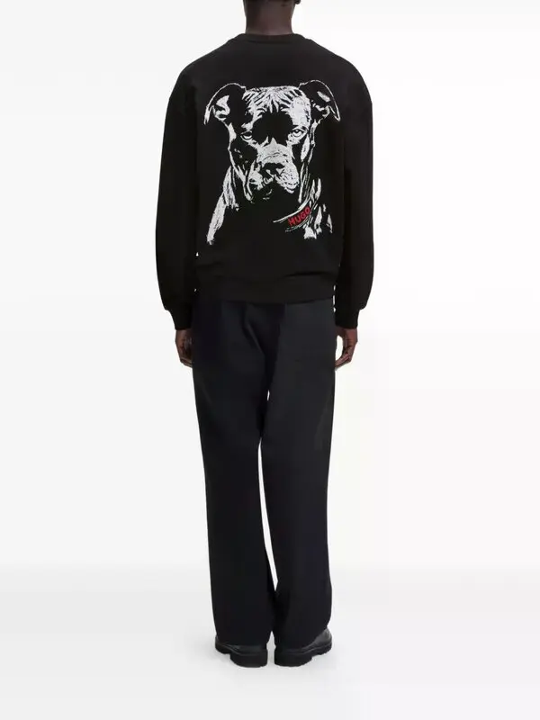 Hugo Printed Crewneck Sweatshirt
