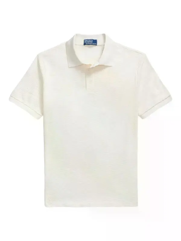 Polo Ralph Lauren Pointelle-fabric Short-sleeve Polo Shirt