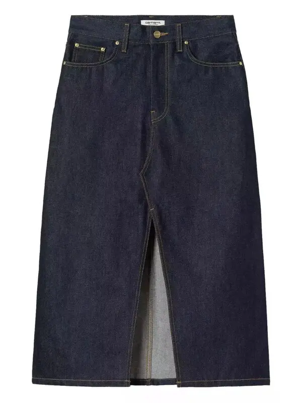 Carhartt Work In Progress Brandon Front-slit Skirt - Blue