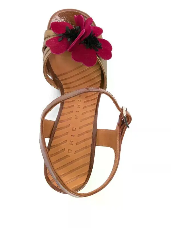 Chie Mihara Parlota Floral Platform Sandals