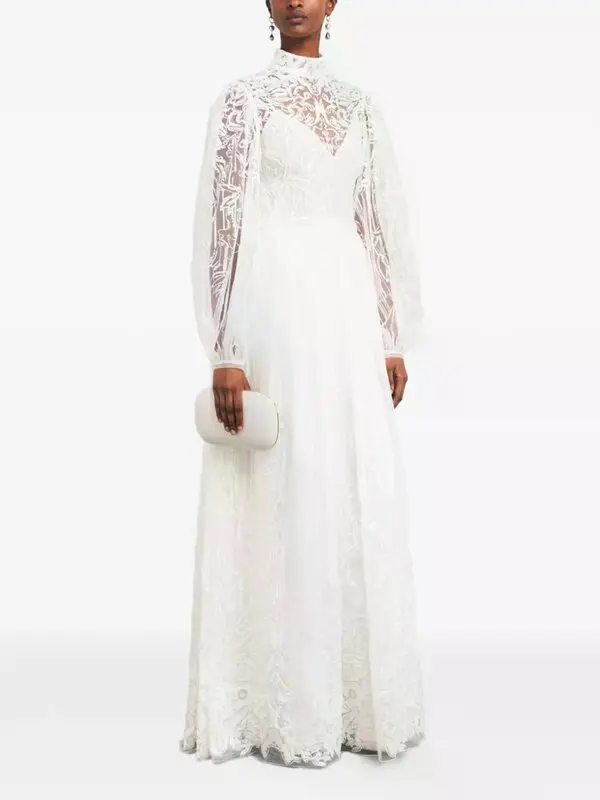 Zuhair Murad Lace Pattern A-line Gown