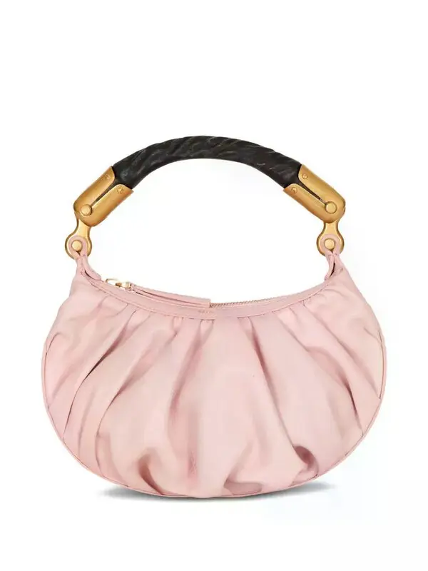 Balmain Mini Ebene Calfskin Tote Bag - Pink