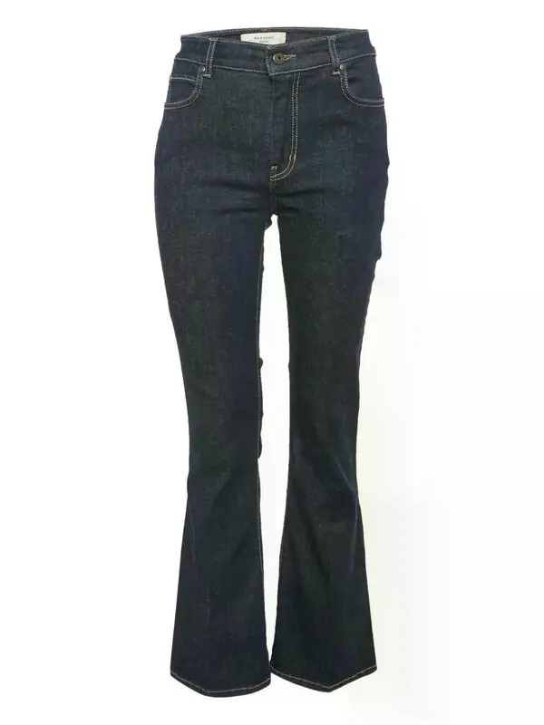 Max Mara Logo-patch Flared Denim Jeans
