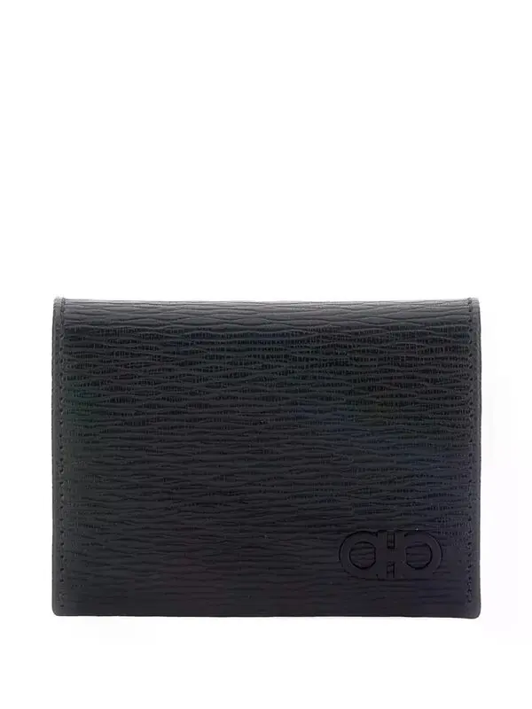 FERRAGAMO Gancini Card Holder - Black