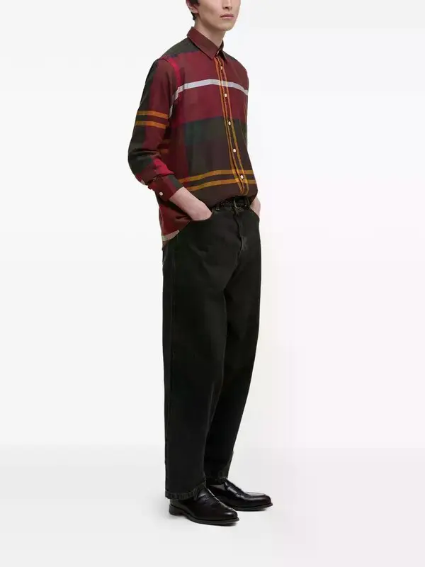 Barbour Tartan Checked Shirt - Red