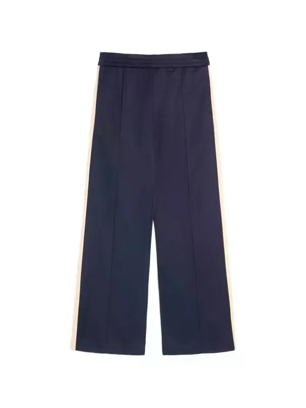 Valentino Garavani Logo-patch Side-bands Track Pants - Blue