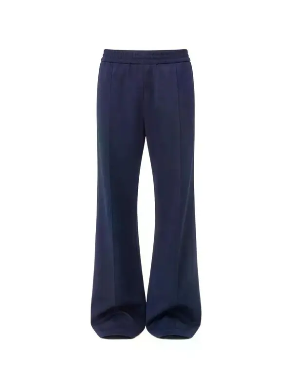 Valentino Garavani Logo-patch Side-bands Track Pants - Blue
