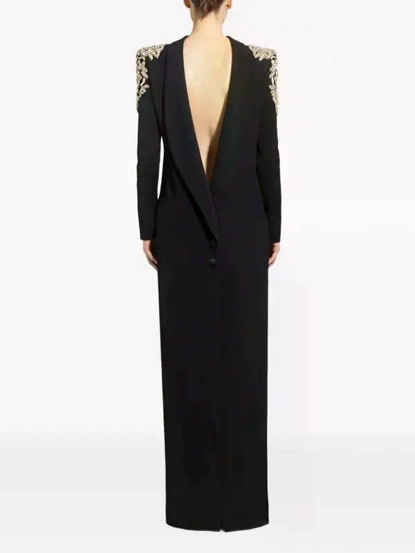 Zuhair Murad Rhinestone-embellished Long Dress