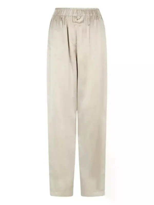 Giorgio Armani Elasticated Satin Trousers
