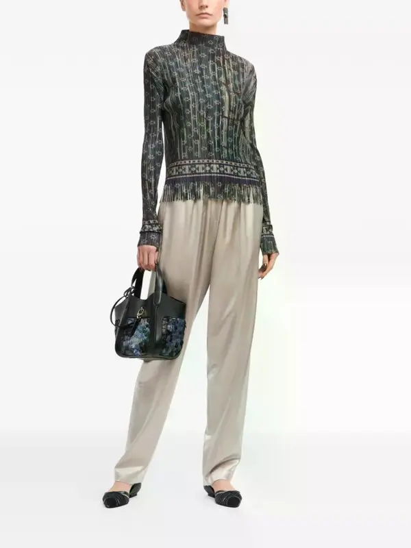 Giorgio Armani Elasticated Satin Trousers