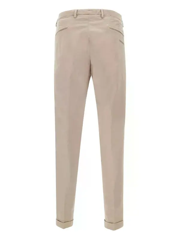 BRIGLIA 1949 Turn-up Trousers - Neutrals