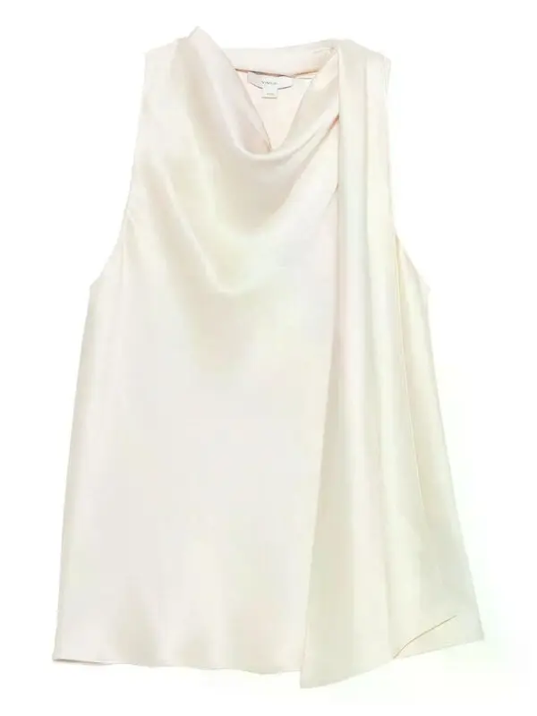 Vince Sleeveless Draped Top