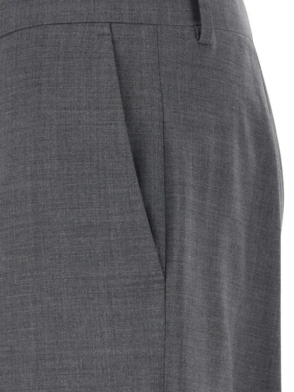 Emporio Armani Belt-loops Welt Pocket Trousers