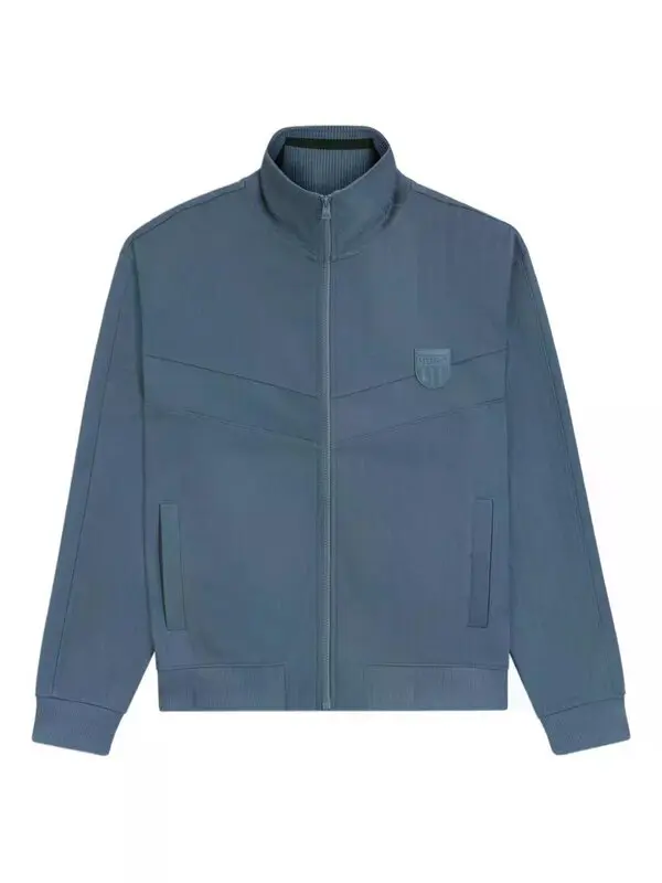 Hugo Textured Zip Sweatshirt - Blue