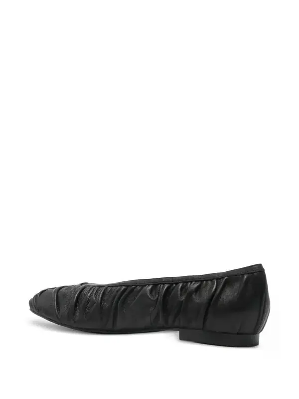 BIBI LOU Ruched Ballerina Flats