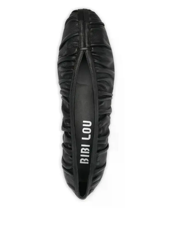 BIBI LOU Ruched Ballerina Flats
