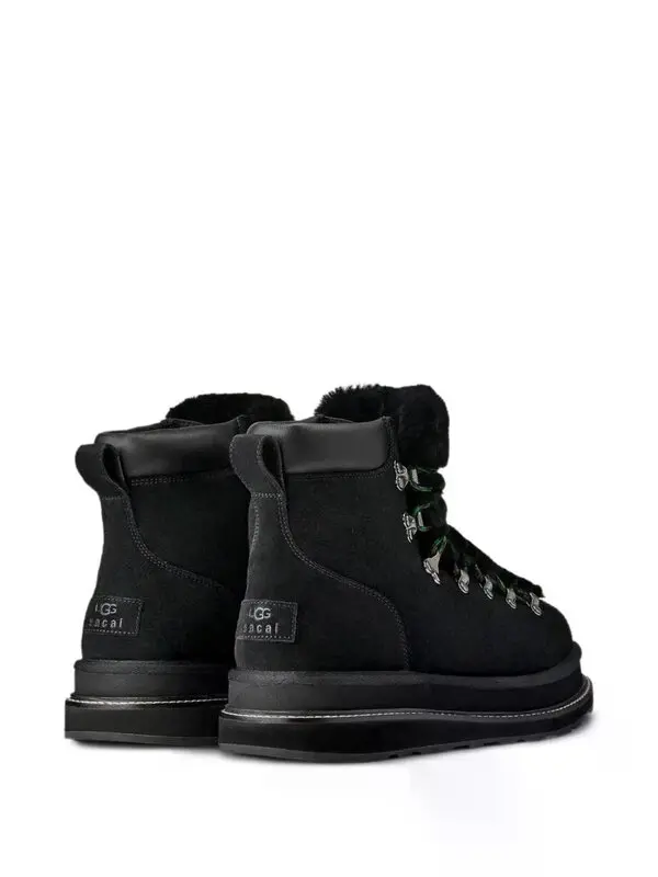 Sacai Fur-trim Sneakers