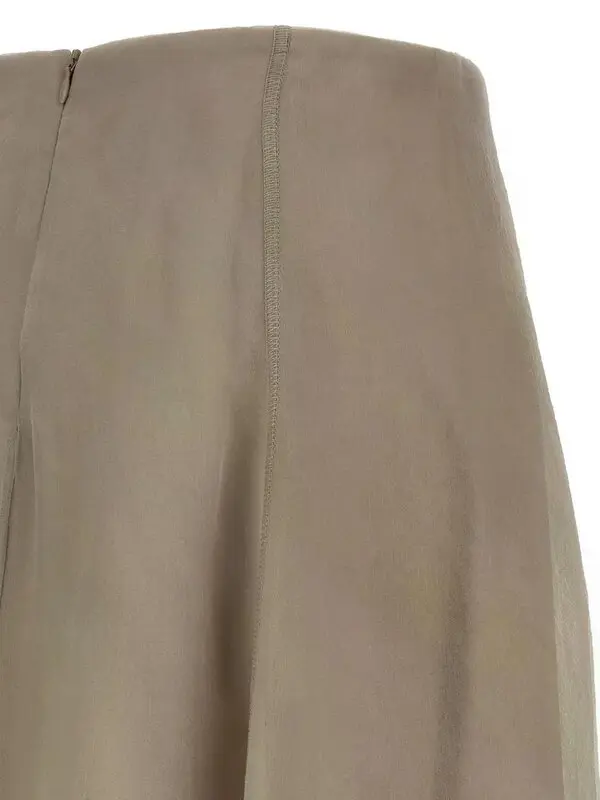 Brunello Cucinelli Circle Semi-transparent Skirt