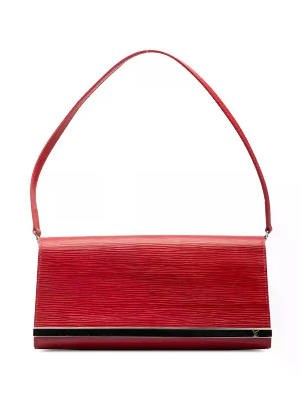 LOUIS VUITTON 2012 Epi Sevigne Clutch Shoulder Bag - Red