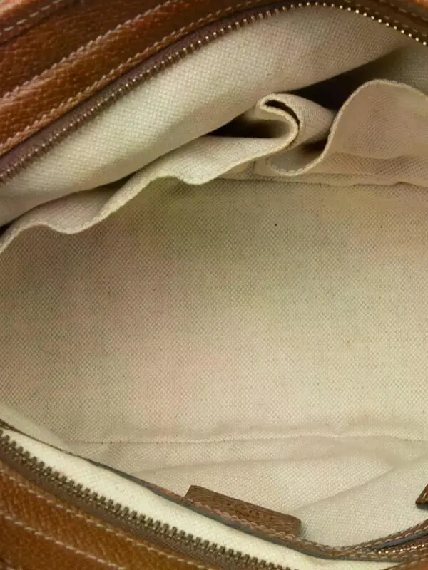 Gucci Gg Canvas Bree Satchel - Brown