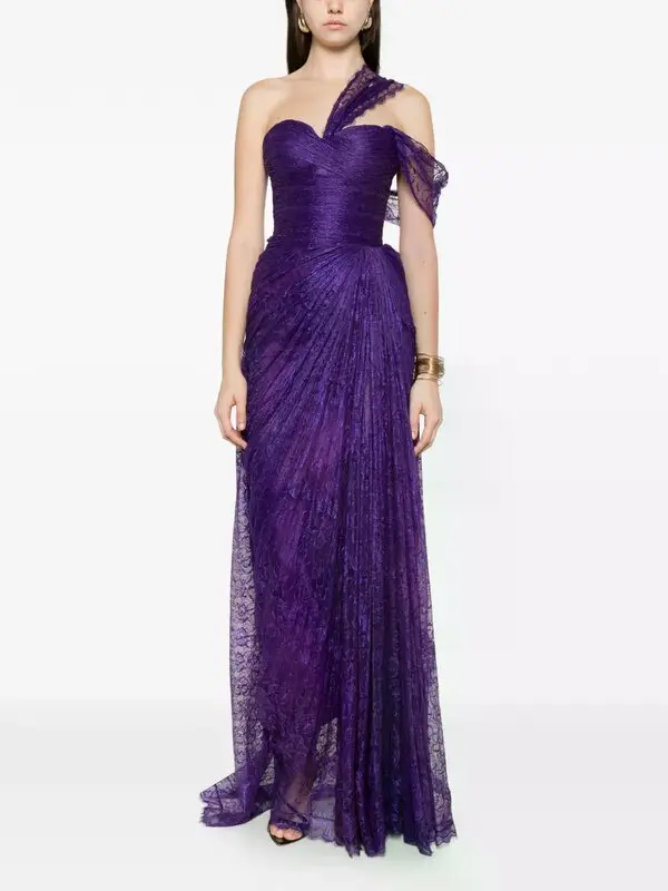 IRIS SERBAN Eleria Draped Maxi Dress