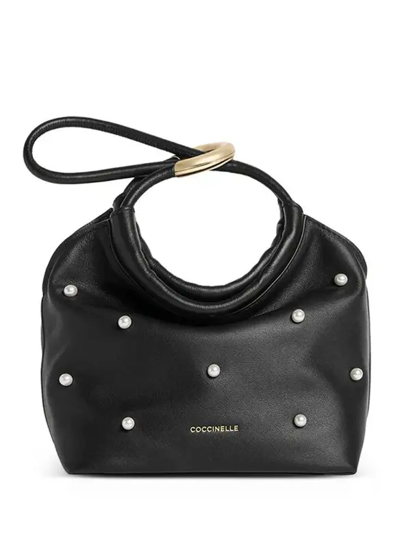 COCCINELLE Embellished Finn Small Tote Bag - Black