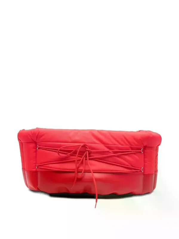 Moon Boot X Poldo Dog Couture Logo Print Dog Bed - Red