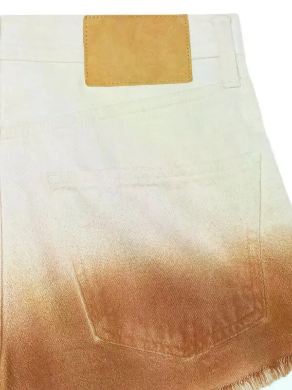 Alanui Shades Of Eden Denim Shorts