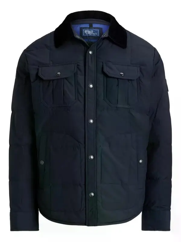 Polo Ralph Lauren Quilted Jacket With Corduroy Collar