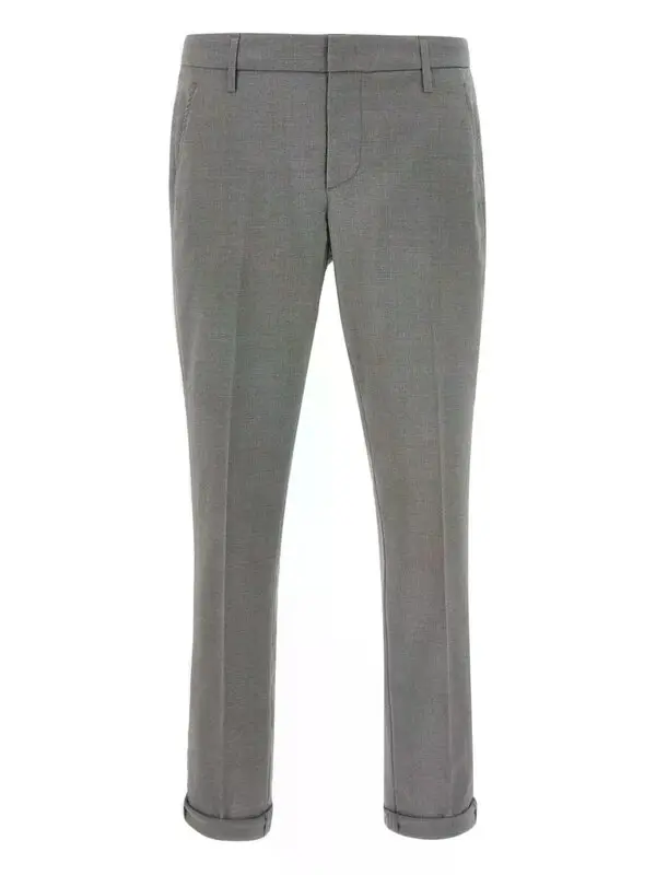 DONDUP Turn-up Wool Trousers