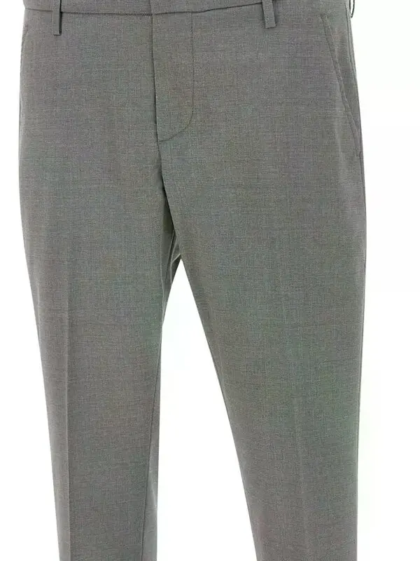 DONDUP Turn-up Wool Trousers