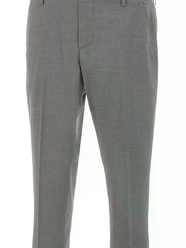 DONDUP Turn-up Wool Trousers