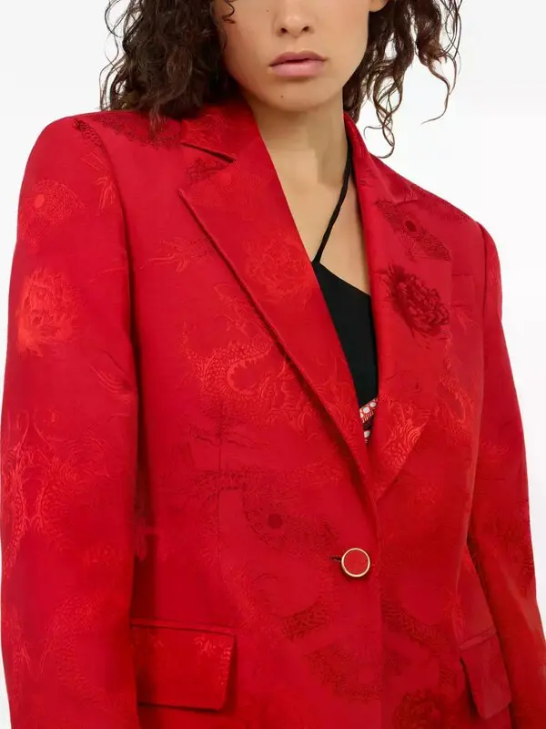 Roberto Cavalli Dragon-pattern Blazer