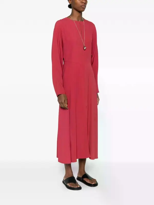JOSEPH Long-sleeve Midi A-line Dress