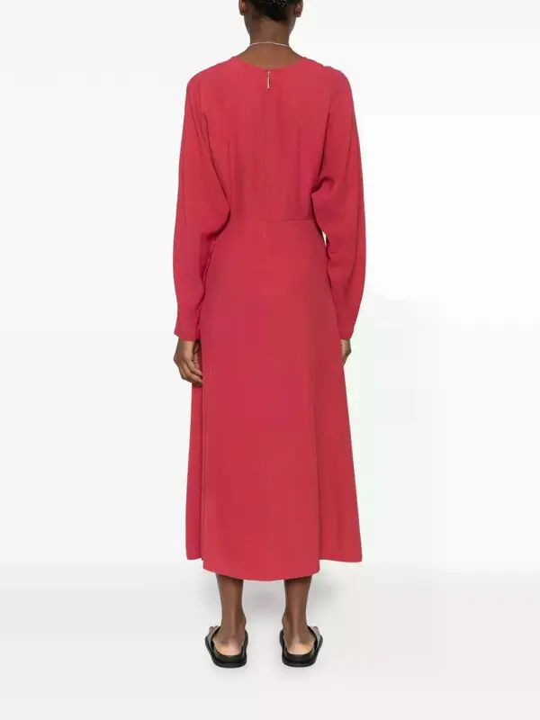 JOSEPH Long-sleeve Midi A-line Dress