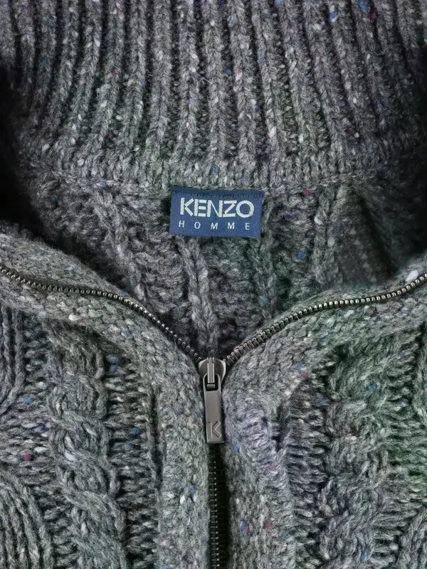 Kenzo Knitted Zip Cardigan