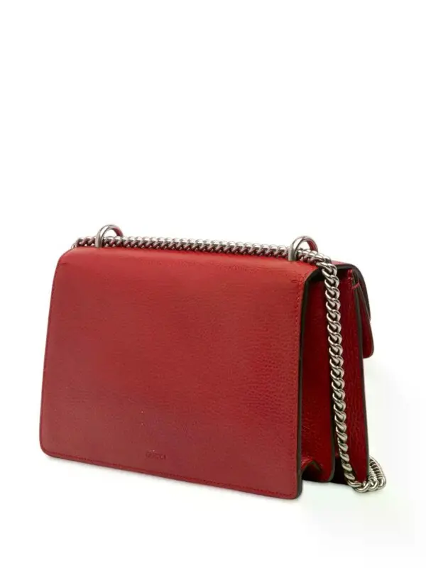 Gucci 2016-2025 Small Leather Dionysus Shoulder Bag - Red