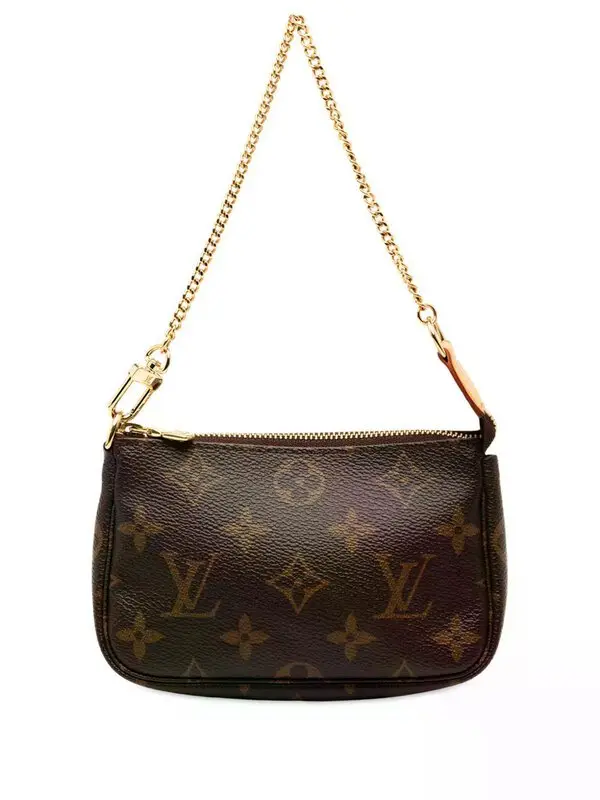 LOUIS VUITTON 2005 Monogram Mini Pochette Accessoires Handbag