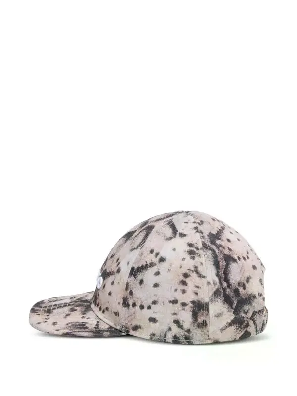 Pinko Animal-print Baseball Cap