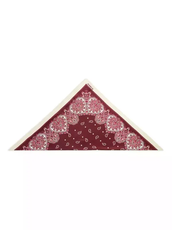 Pinko Paisley-print Scarf - Red